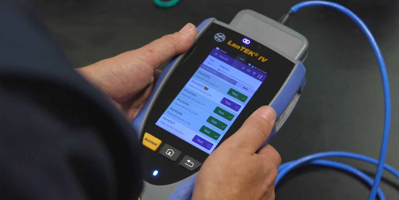 Kabeltestning och certifiering